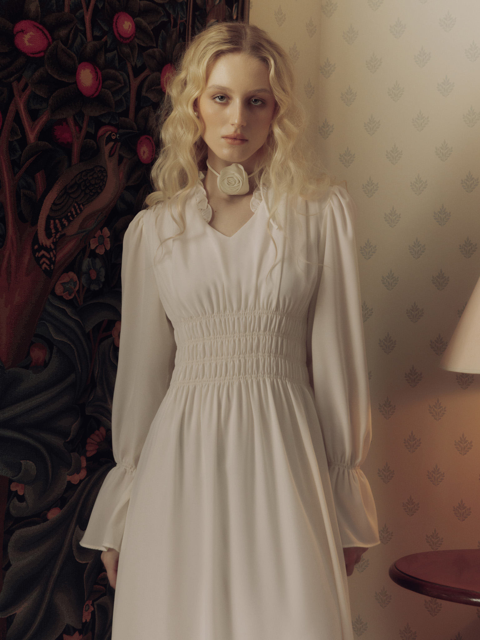 Lightweight maxi dress with matching necklace :: LICHI - Online fashion ...