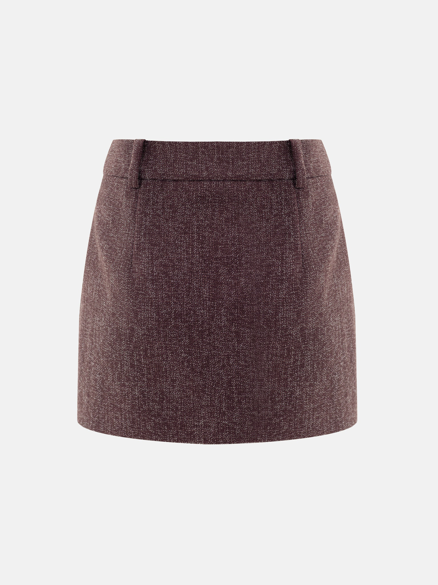 Textured straight mini skirt :: LICHI - Online fashion store