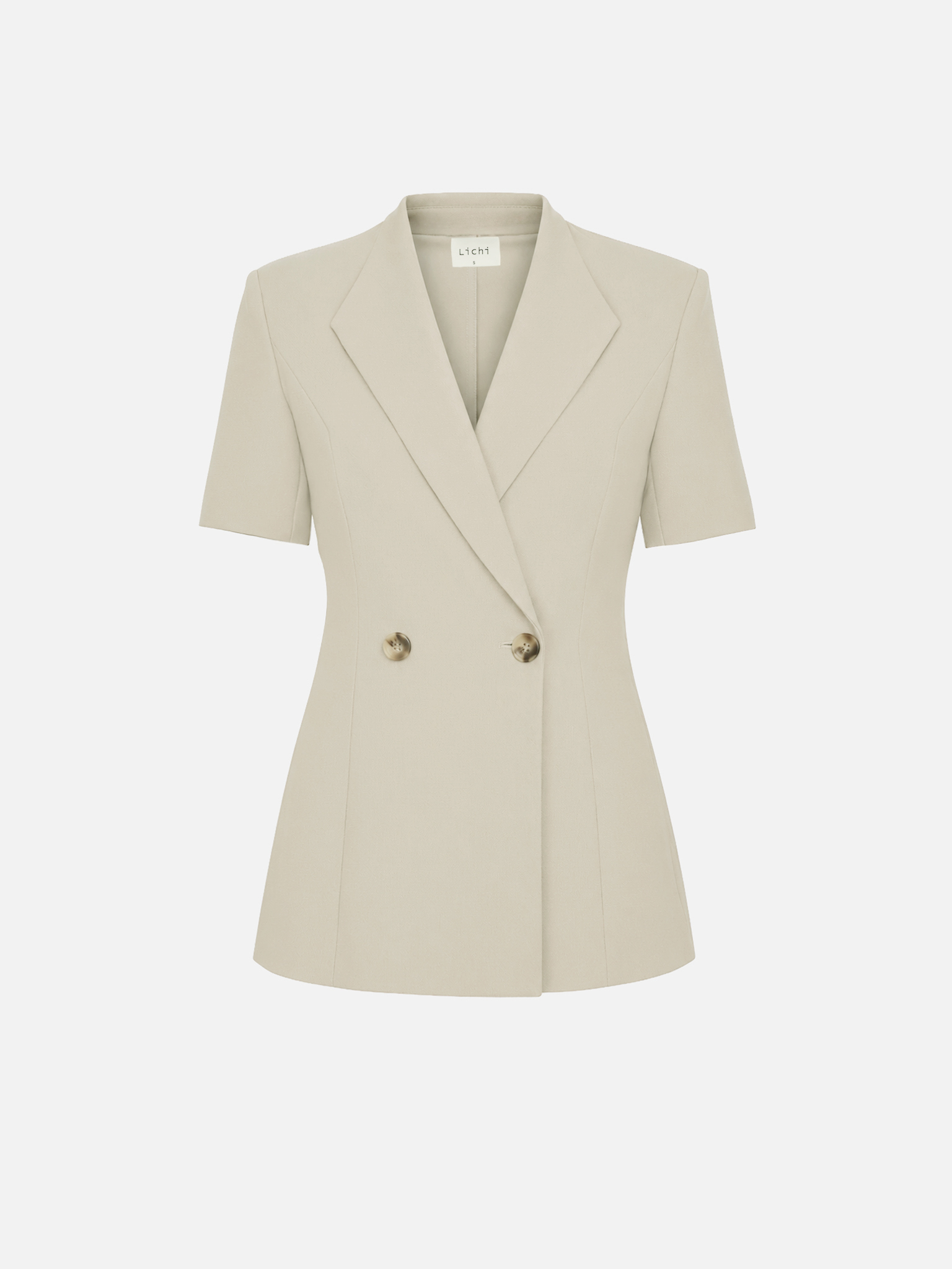 Двубортный жакет с короткими рукавами :: LICHI - Online fashion store